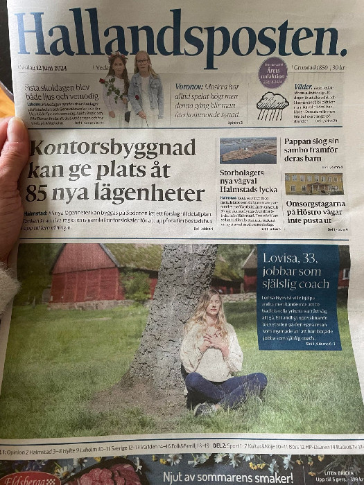 Reportage i Hallandsposten :: Ljuslängtan